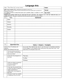 cornell notes template