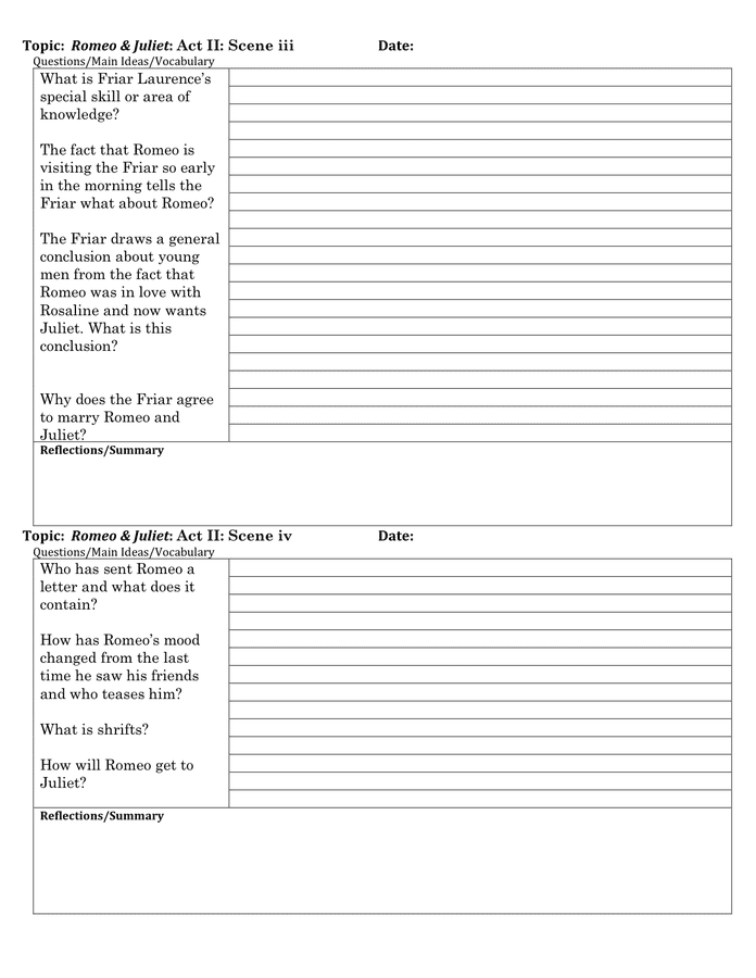 Cornell Notes Template in Word and Pdf formats - page 4 of 11