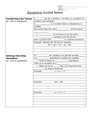 Cornell Notes Template in Word and Pdf formats