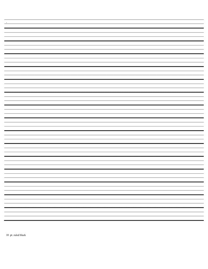 lined paper document in Word and Pdf formats - page 2 of 14