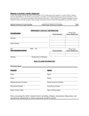 Permission Slip Template - download free documents for PDF, Word and Excel
