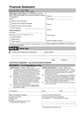 Financial Statement form in Word and Pdf formats