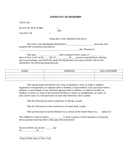 Affidavit of Heirship - download free documents for PDF, Word and Excel