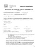Affidavit of Support - download free documents for PDF, Word and Excel