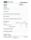 Change Request Template - download free documents for PDF, Word and Excel