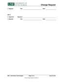 Change Request Template - download free documents for PDF, Word and Excel