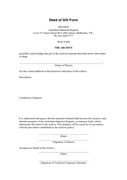 Deed of Gift Form - download free documents for PDF, Word and Excel