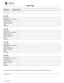 Issue Log Template - download free documents for PDF, Word and Excel