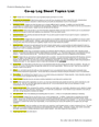 Weekly log sheet in Word and Pdf formats - page 3 of 3