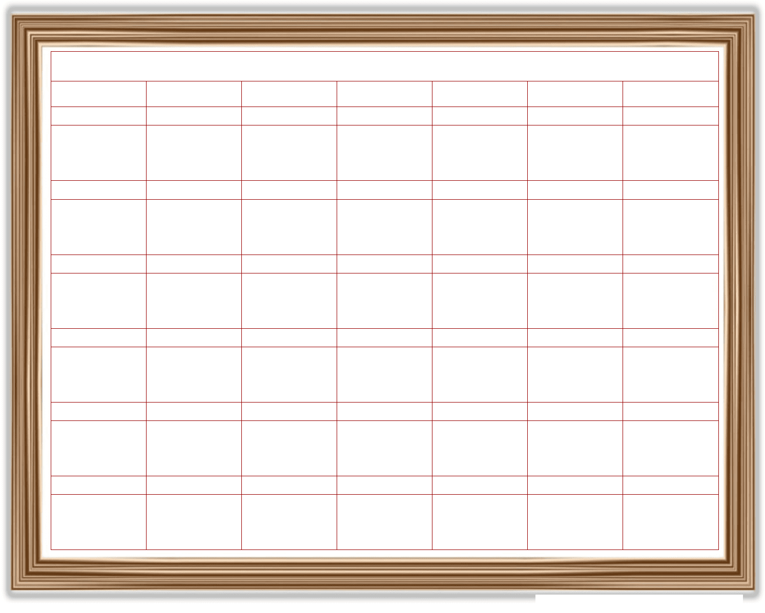 2016 Monthly Calendar in Word and Pdf formats - page 2 of 12