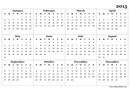 2015 Yearly Calendar - download free documents for PDF, Word and Excel