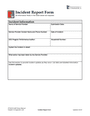 Incident Report Form in Word and Pdf formats