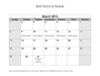 2015 Yearly Calendar in Word and Pdf formats