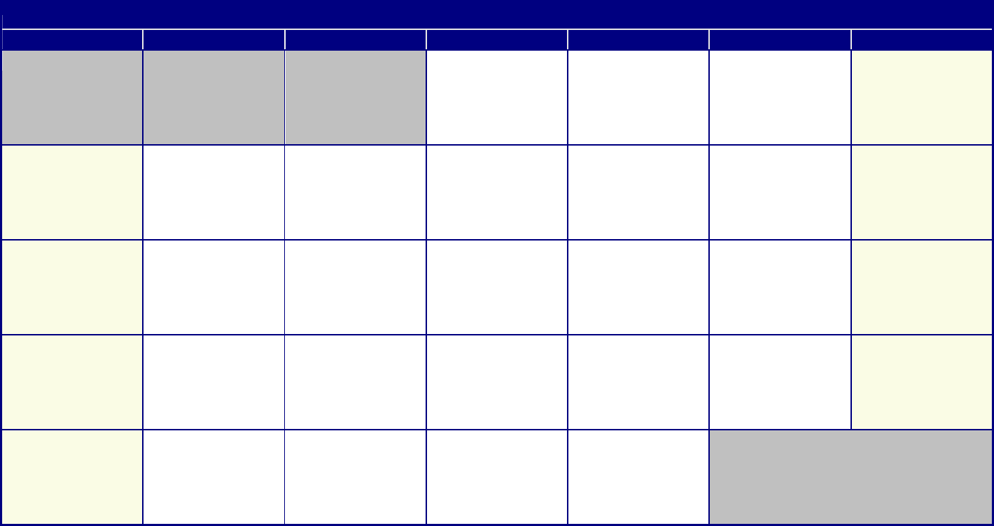 February Calendar 2015 in Word and Pdf formats - page 3 of 4