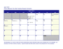 January Calendar 2015 in Word and Pdf formats