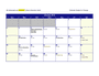 January Calendar 2015 in Word and Pdf formats