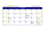 January Calendar 2015 in Word and Pdf formats