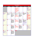 June 2015 Calendar - download free documents for PDF, Word and Excel