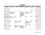 2015 Yearly Calendar in Word and Pdf formats
