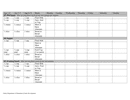 Menu Planning Template - download free documents for PDF, Word and Excel