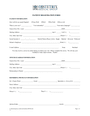 Patient registration form in Word and Pdf formats