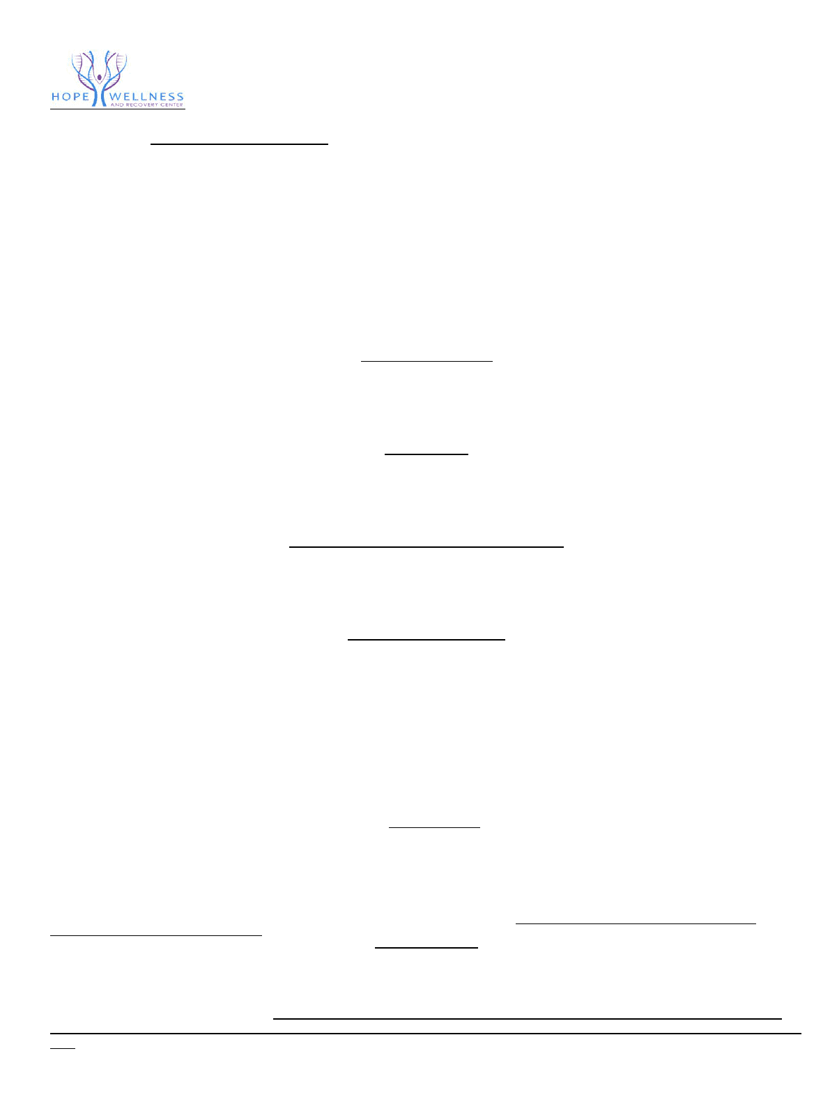 Patient registration form in Word and Pdf formats