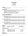 Functional Resume Template 3 In Word And Pdf Formats