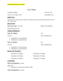Chronological Resume Template in Word and Pdf formats
