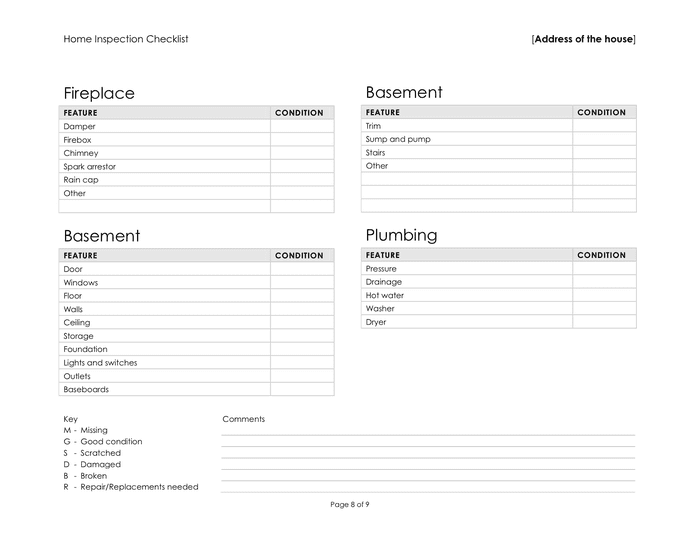Basement Inspection Checklist - Openbasement