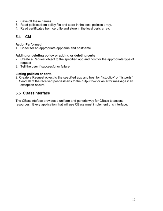 Software Design Document in Word and Pdf formats - page 11 of 11