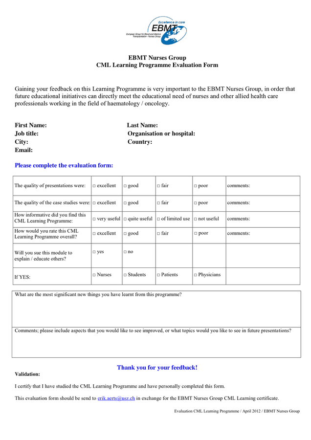 General Evaluation Template - download free documents for PDF, Word and ...