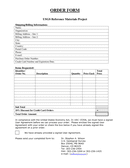 Order Form - download free documents for PDF, Word and Excel