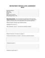 Recruitment service level agreement in Word and Pdf formats