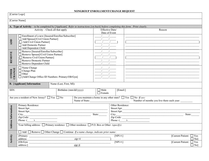 Change Request Template - download free documents for PDF, Word and Excel