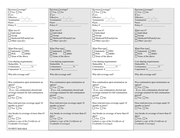 Enrollment/change request in Word and Pdf formats - page 3 of 7