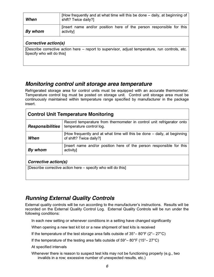 Policies And Procedures In Word And Pdf Formats Page 7 Of 12