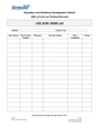 Work order log in Word and Pdf formats
