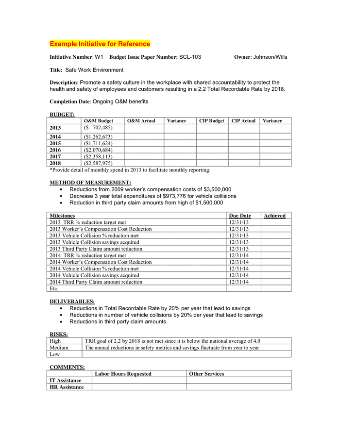 Strategic Plan Reporting in Word and Pdf formats - page 4 of 4