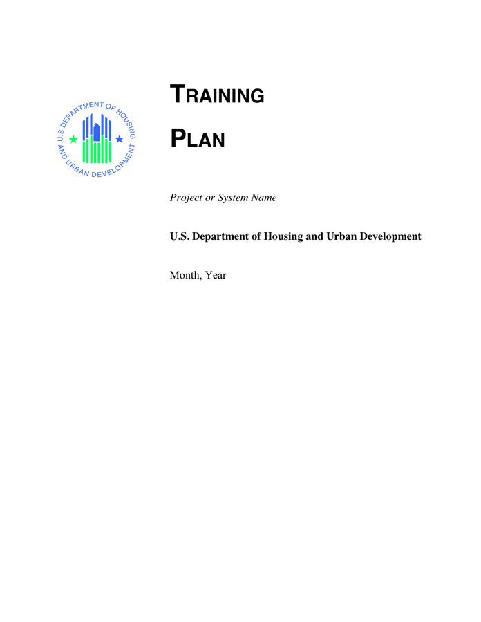 Training Plan Template - download free documents for PDF, Word and Excel