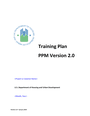Training Plan in Word and Pdf formats