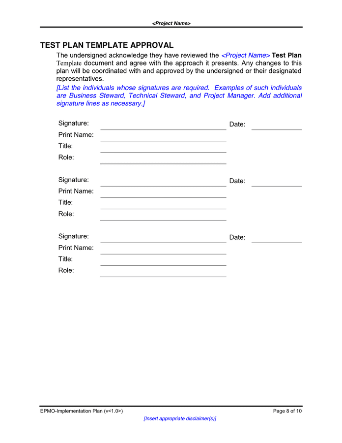 Test Plan Template In Word And Pdf Formats Page 8 Of 10 test-plan-template-in-word-and-pdf-formats-page-8-of-10