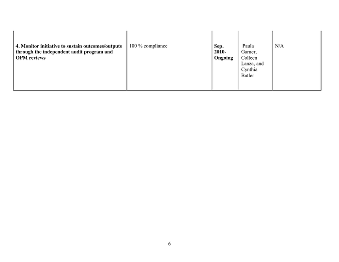 Reform Action Plan Template in Word and Pdf formats - page 6 of 18