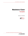 Business Case Template in Word and Pdf formats