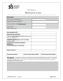 Business Case Template in Word and Pdf formats