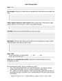 Goal Tracking Sheet in Word and Pdf formats
