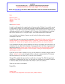 General Letter Template - download free documents for PDF, Word and Excel