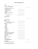 Home Budget Worksheet - download free documents for PDF, Word and Excel