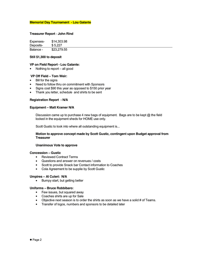 Professional Memo in Word and Pdf formats - page 2 of 4