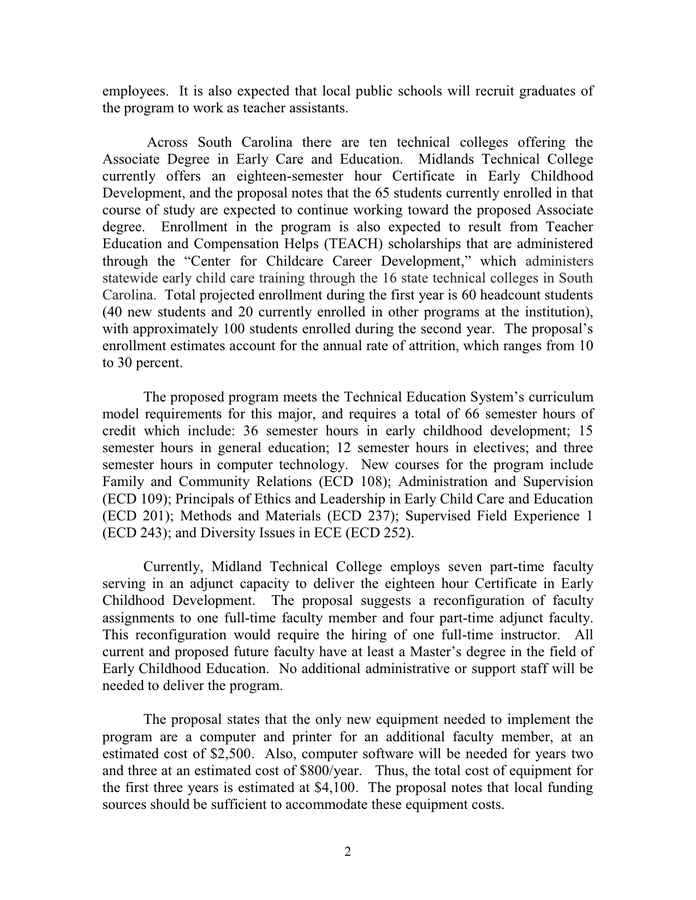 New Program Proposal in Word and Pdf formats - page 2 of 4