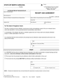 Receipt and Agreement Template in Word and Pdf formats